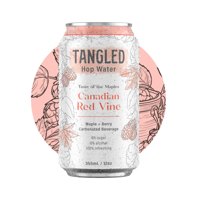 Canadian Red Vine - Sparkling Hop Water – Tangled Beverages